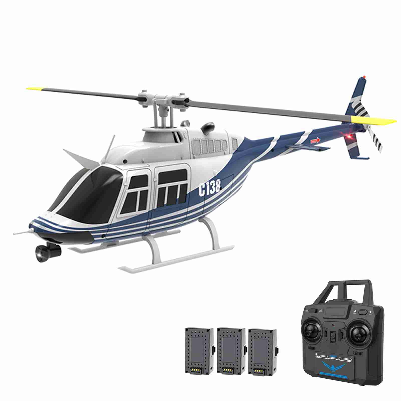 Aircraft 2.4GHz Remote Control Helicopter 4CH Single Propeller ...
