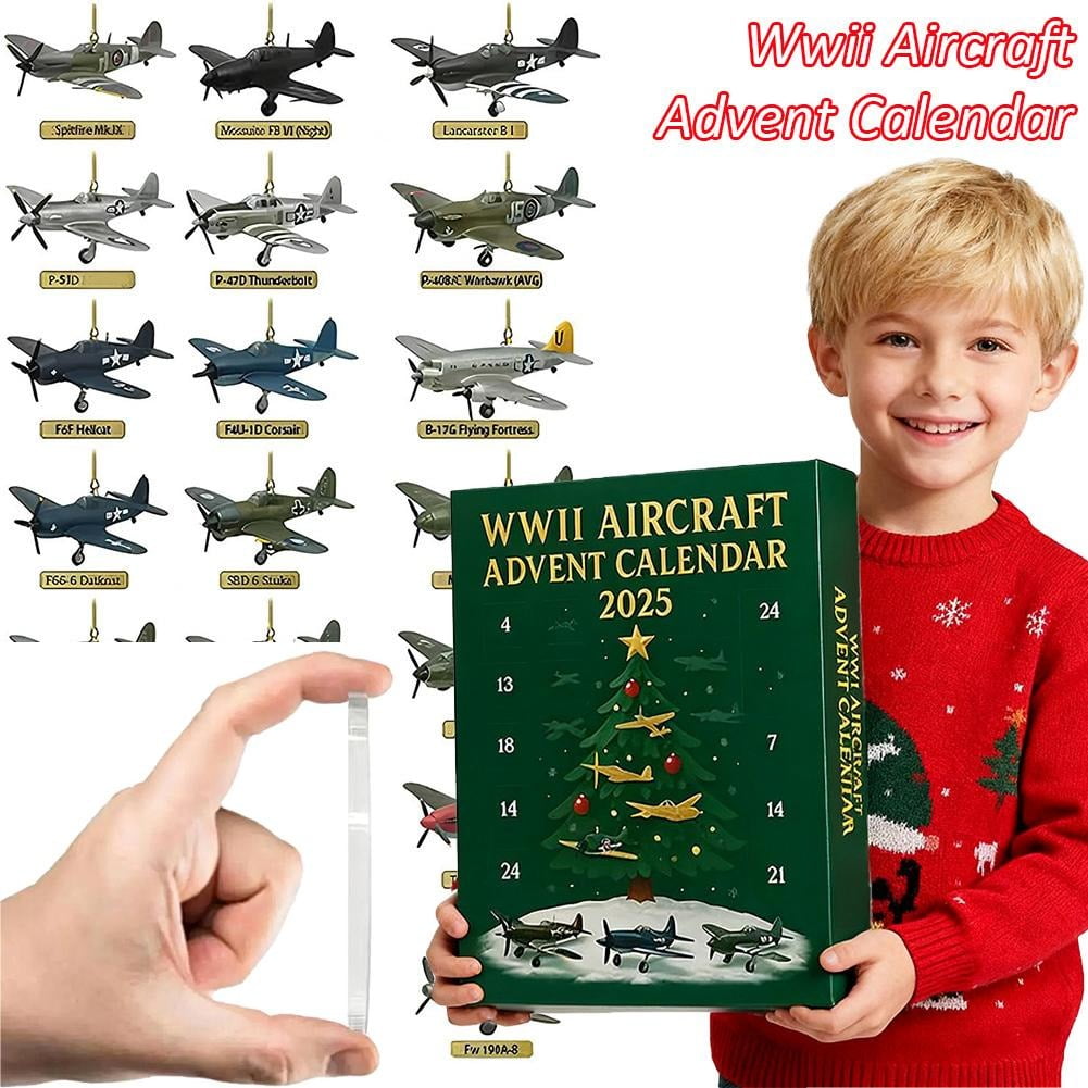 Aircraft Advent Calendar 2025 - 24 Mini Warbirds Unboxing 2D, Fighter ...