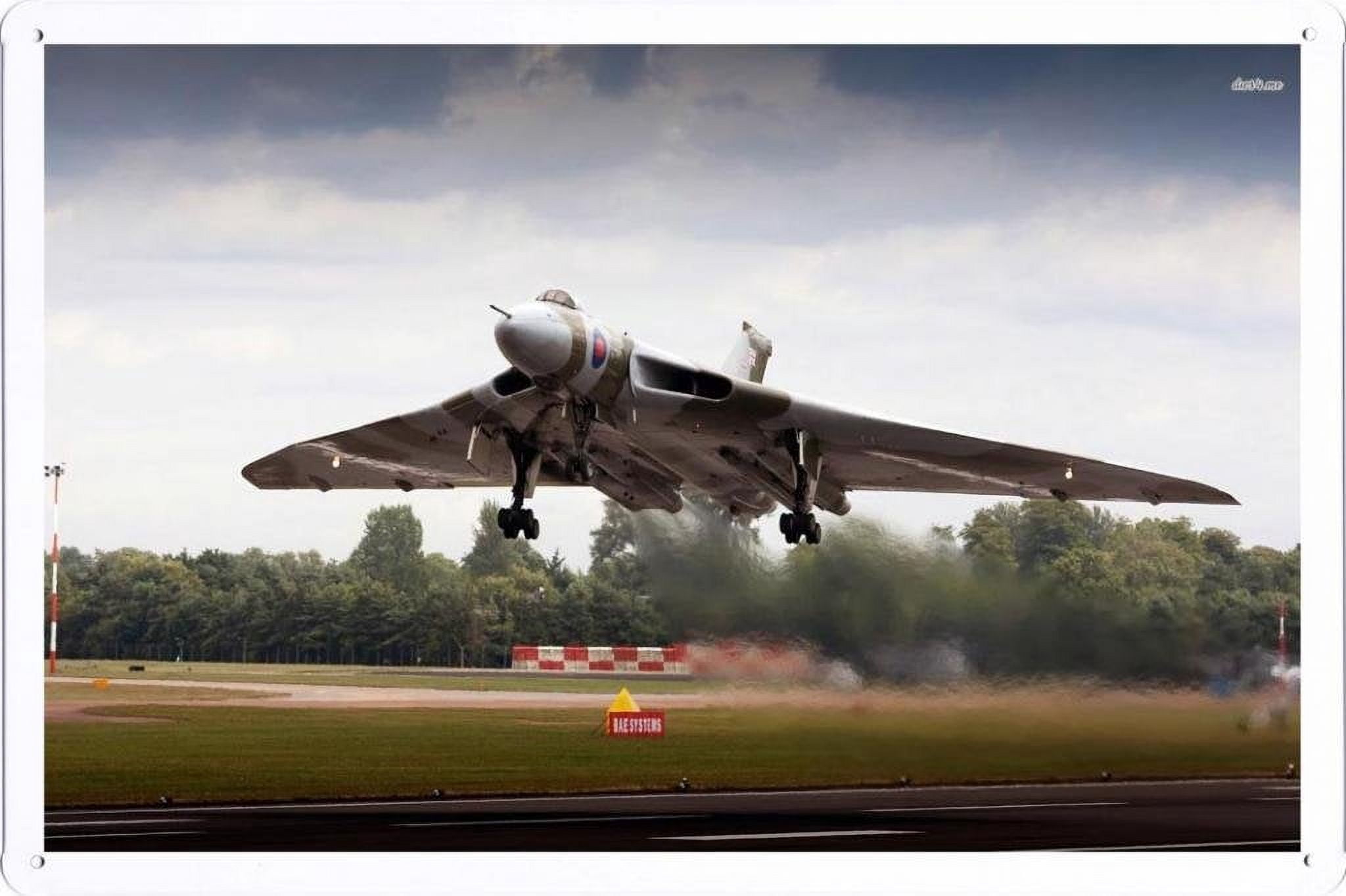 Aircraft Aluminium Sign Avro Vulcan Bomber Bedroom Novelty Retro Parlor ...