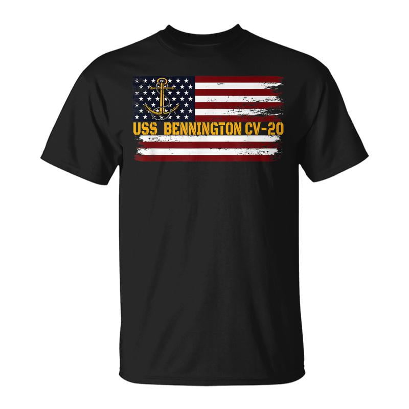 Aircraft Carrier Uss Bennington Cv20 Veteran Fathers Day TShirt ...