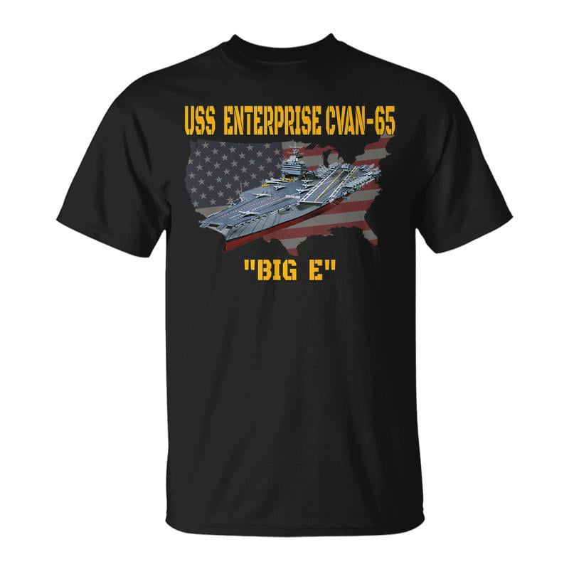 Aircraft Carrier Uss Enterprise Cvan65 Veterans Day TShirt - Walmart.com