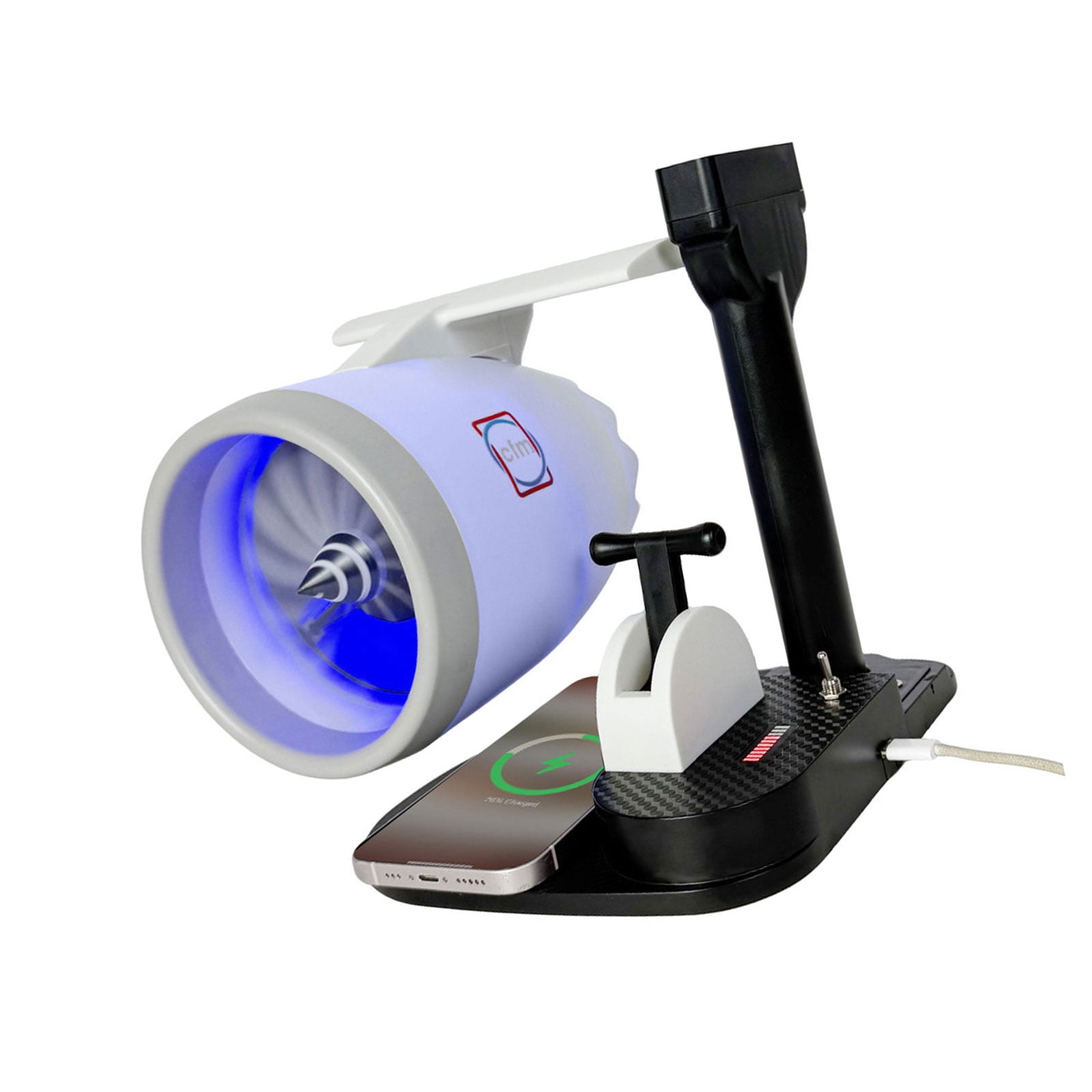Aircraft Engine Creative Desktop Small Electric Fan Desktop USB ...
