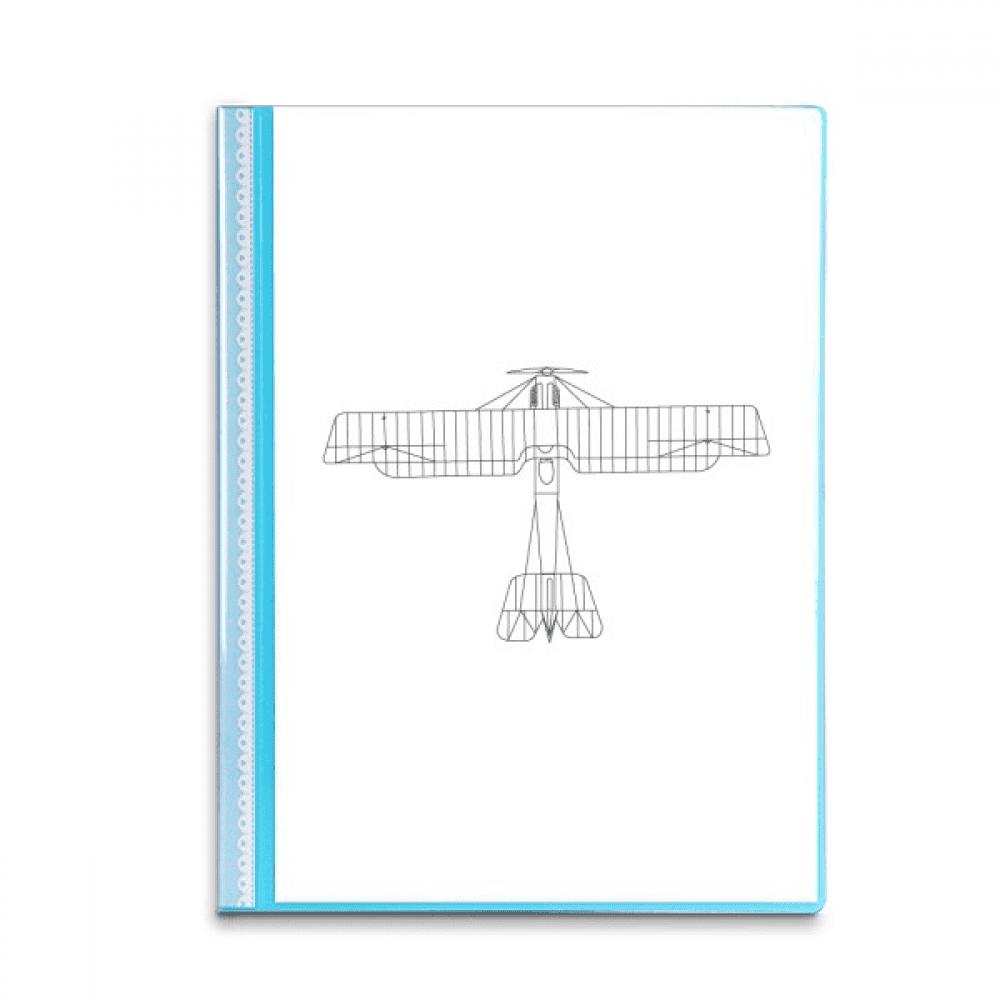 Aircraft Line Fight Art Deco Fashion Book Sheet Protectors Portfolio ...