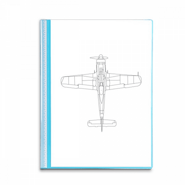 Aircraft Line Structure Art Deco Fashion Book Sheet Protectors ...