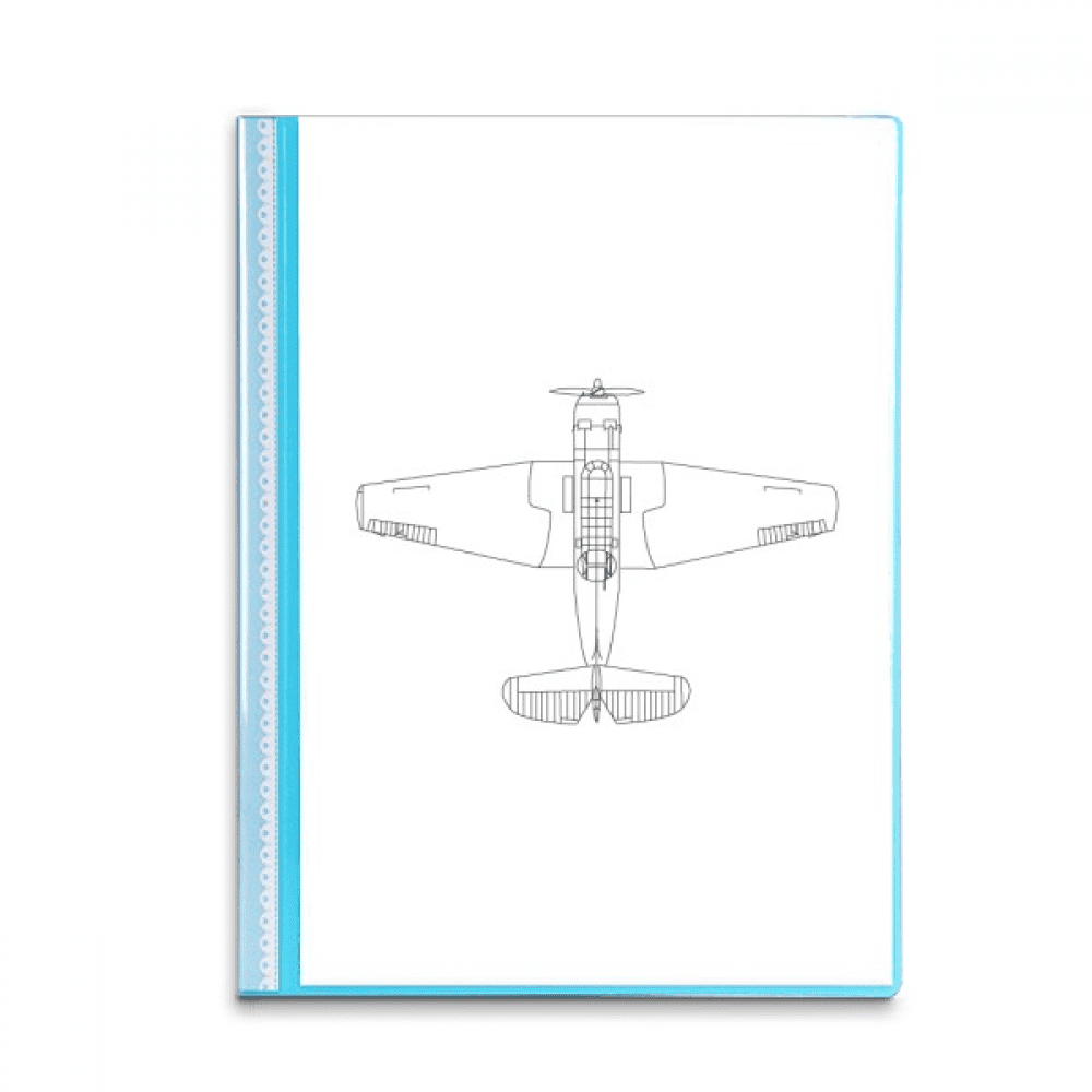 Aircraft Line Structure Art Deco Fashion Book Sheet Protectors ...