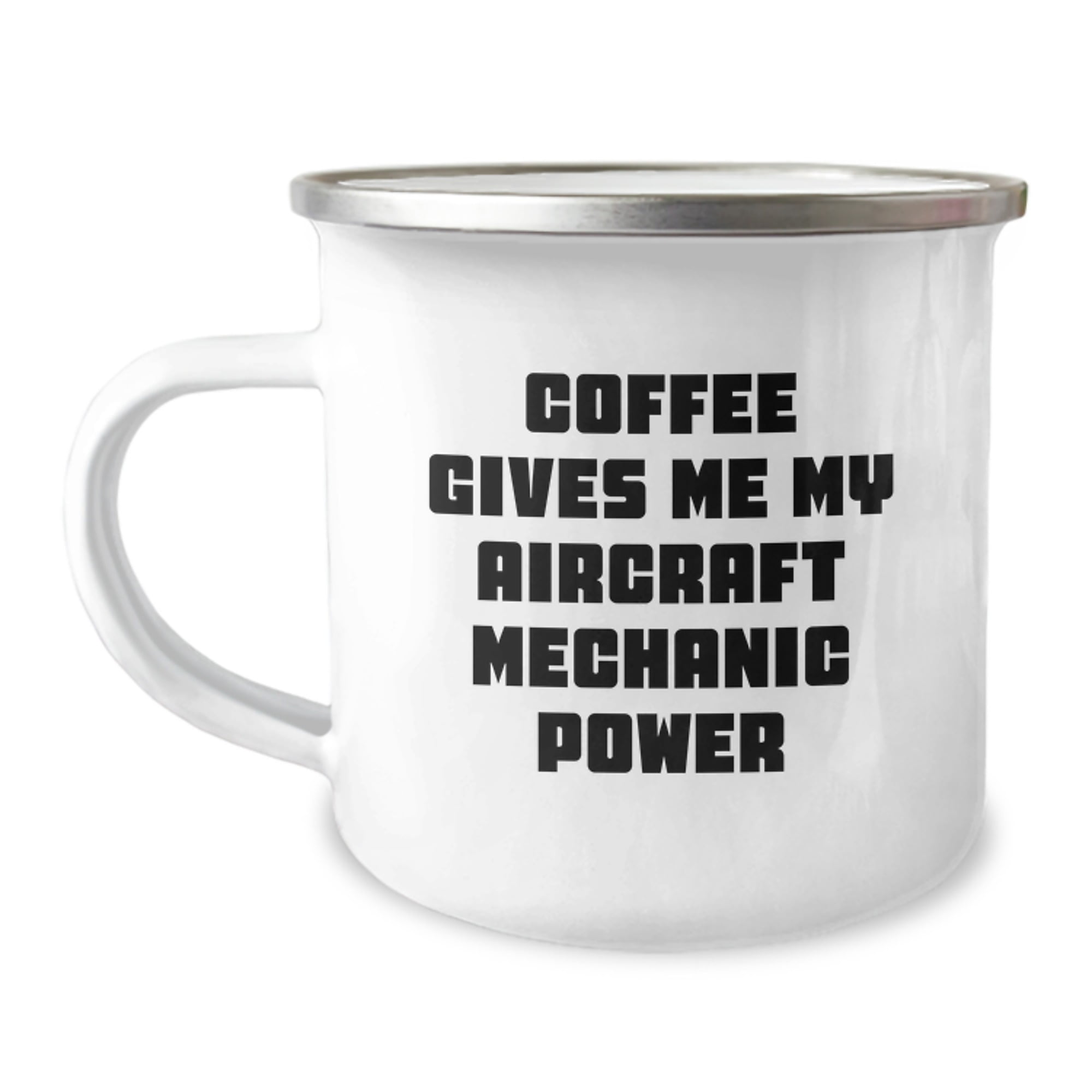 Aircraft Mechanic Camping Mug, Funny Gift for Him, Valentine's Unique ...