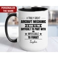 Aircraft Mechanic Personalized Gift Aircraft Mechanic Thank You Mug ...