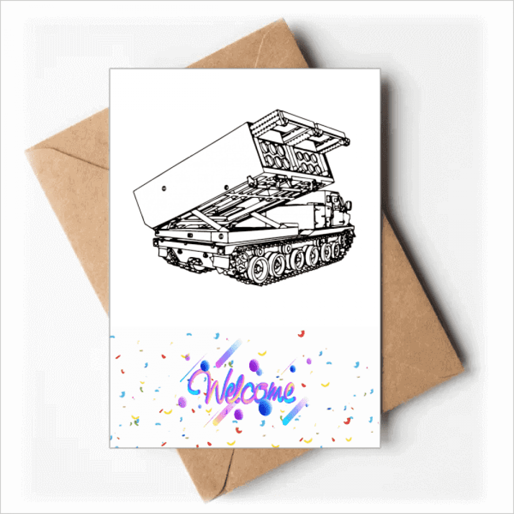 Aircraft Missile Technology Welcome Back Greeting Cards Envelopes Blank ...
