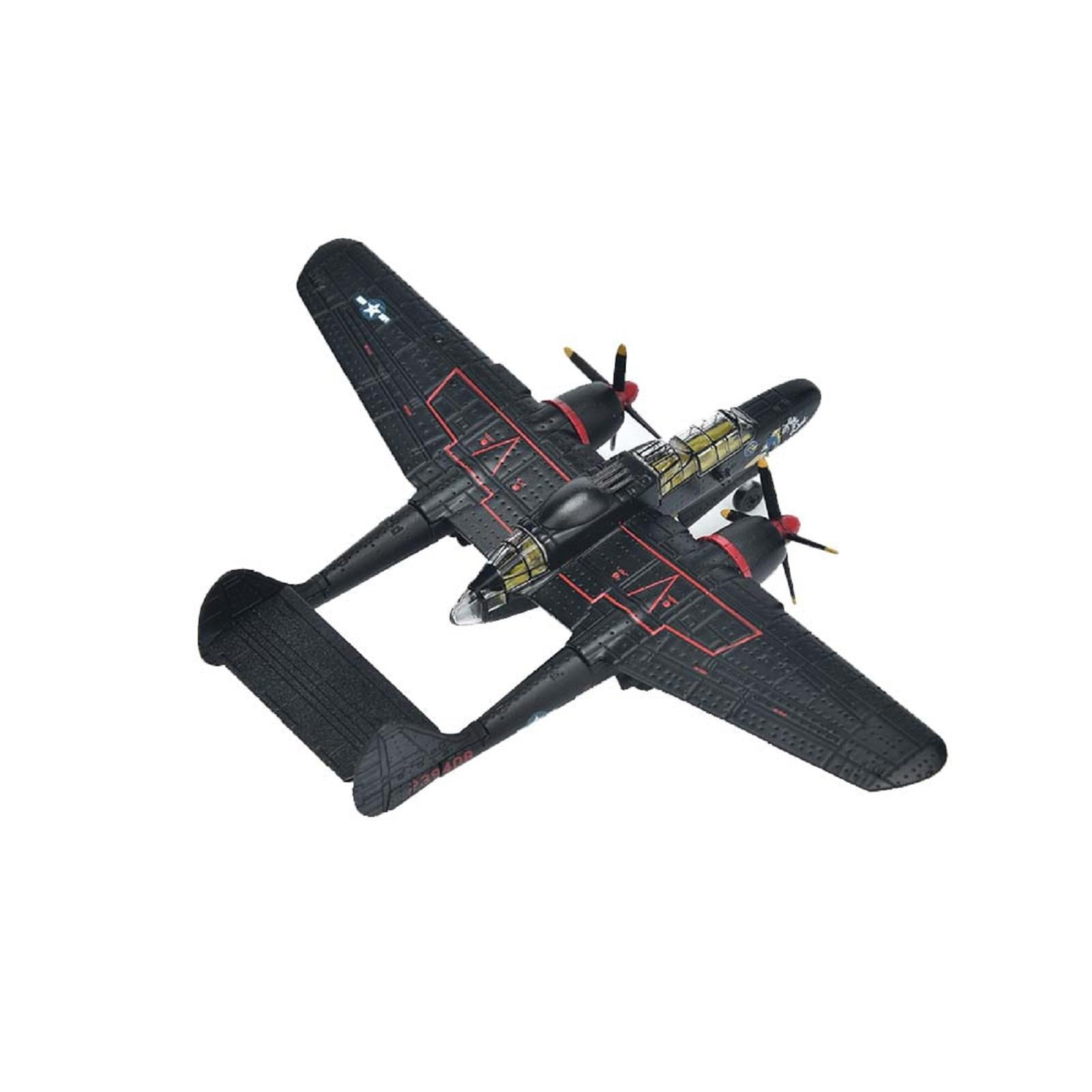 Aircraft Model Toys 1:144 Scale WWII USAF P-61 Black Widow Bomber ...