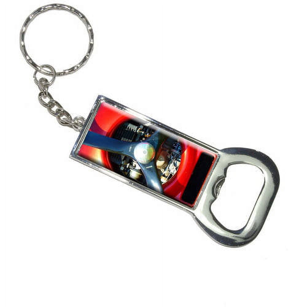 Aircraft Propeller Motor Plane Aviation Keychain Bottle Bottlecap ...