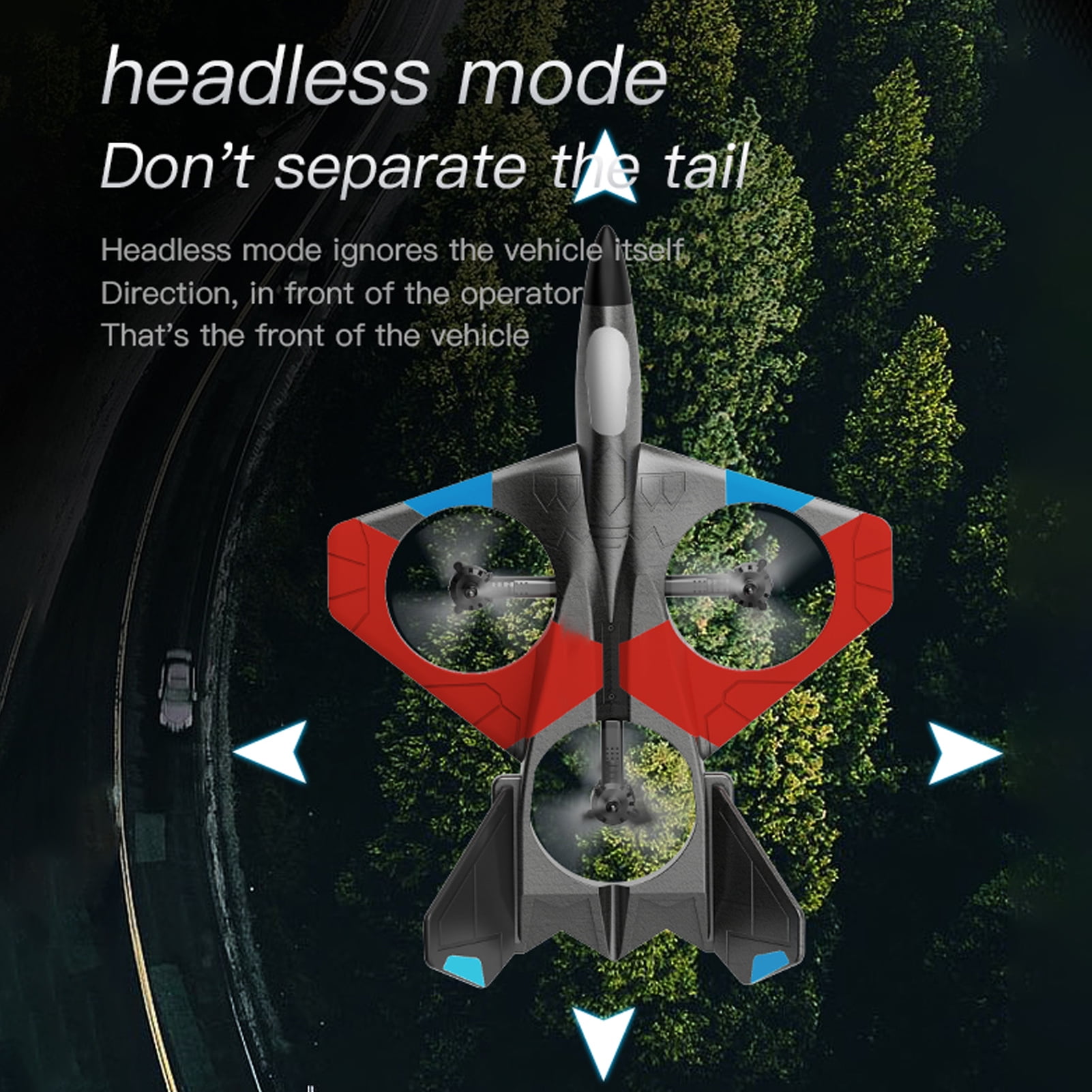 Aircraft Remote Control Airplane With Camera 4K 2.4GHz Remote Control ...