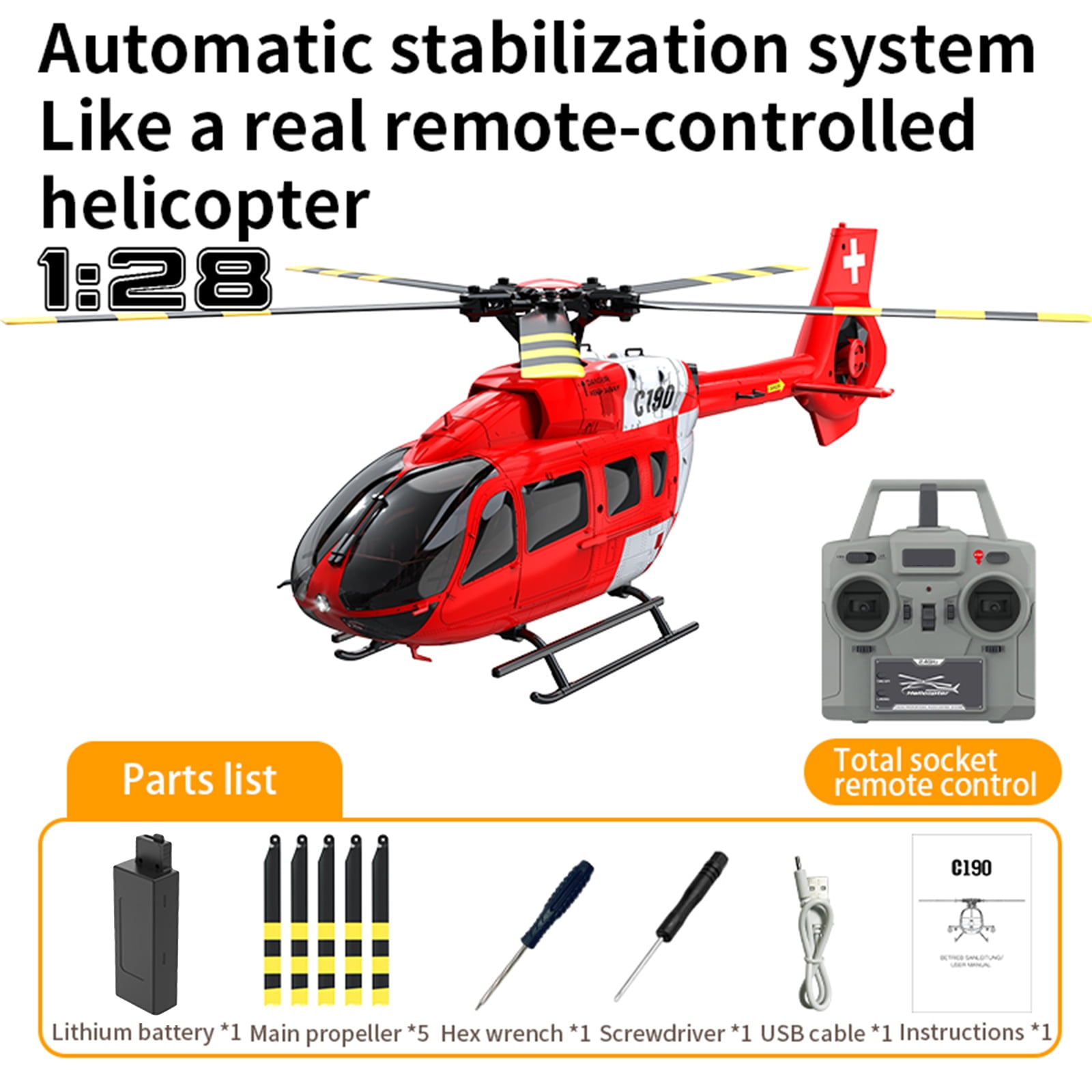 Aircraft Remote Control Helicopter With Dual Brushless Motor 2.4GHz 4CH ...
