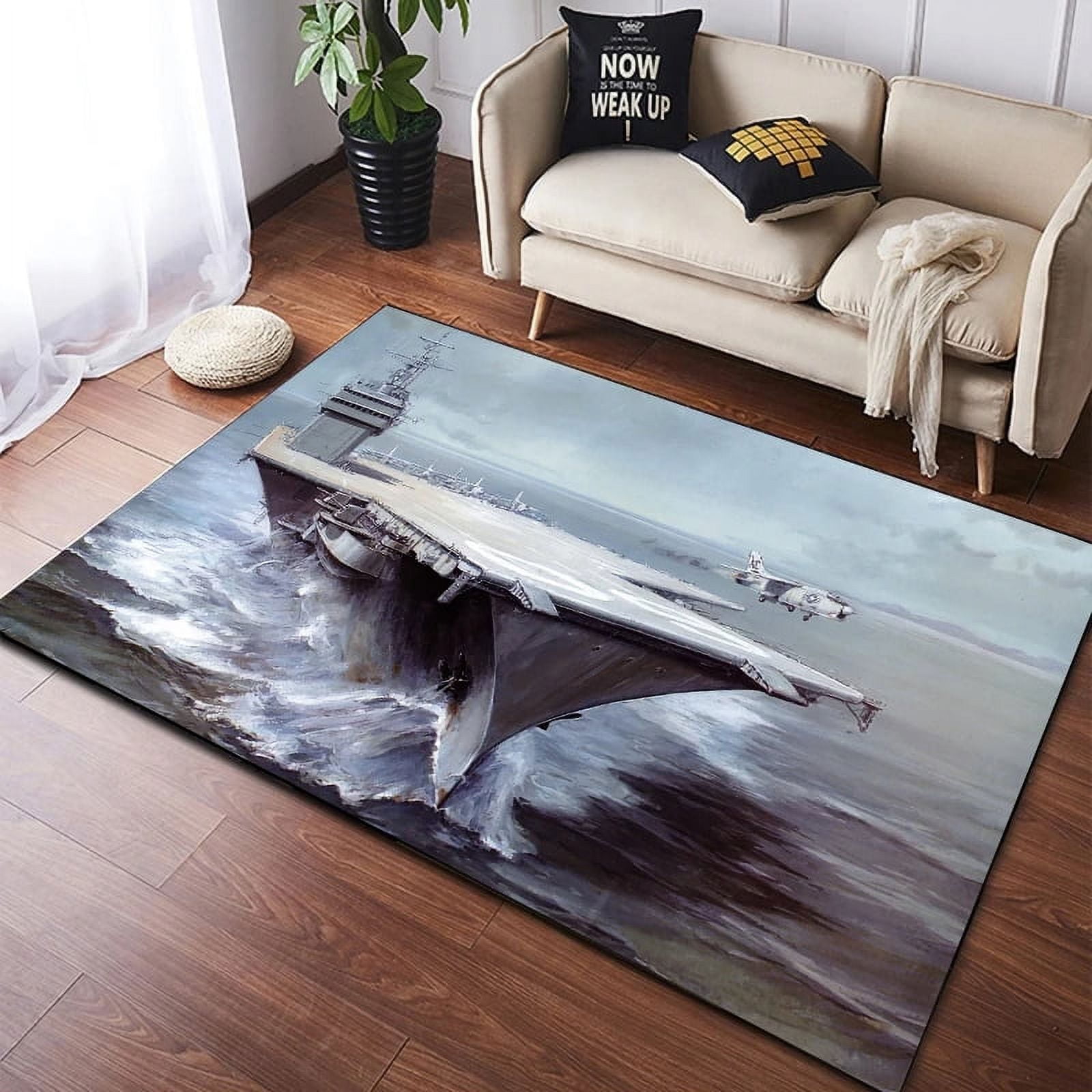 Aircraft Retro Carrier Carpet Kitchen Mat Entrance Door Mat Bedroom ...