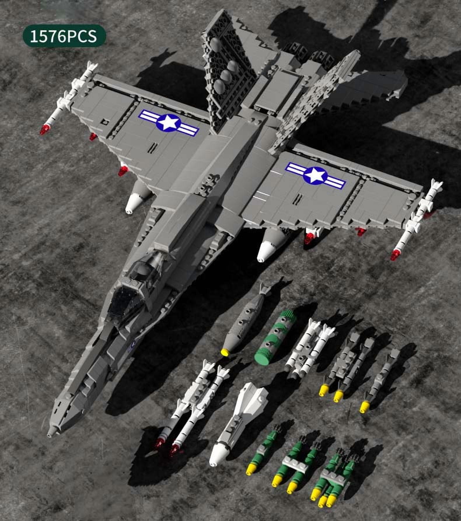 Aircraft Series F22 Fighter Building Blocks Model Famous WWII Military ...