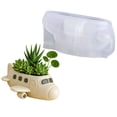 Aircraft Shape Silicone Flowerpot Molds For Epoxy Resin and Handmade ...
