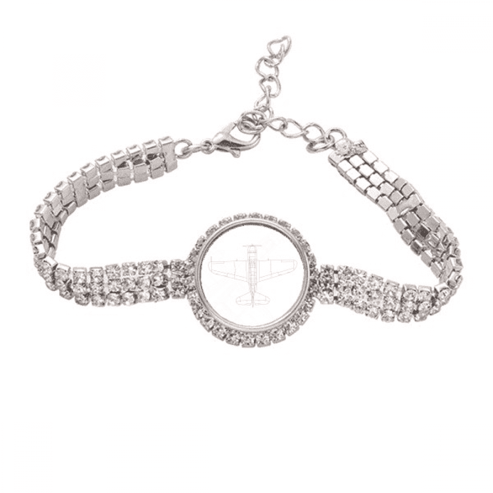 Aircraft Structure Equipment Tennis Chain Anklet Bracelet Diamond ...