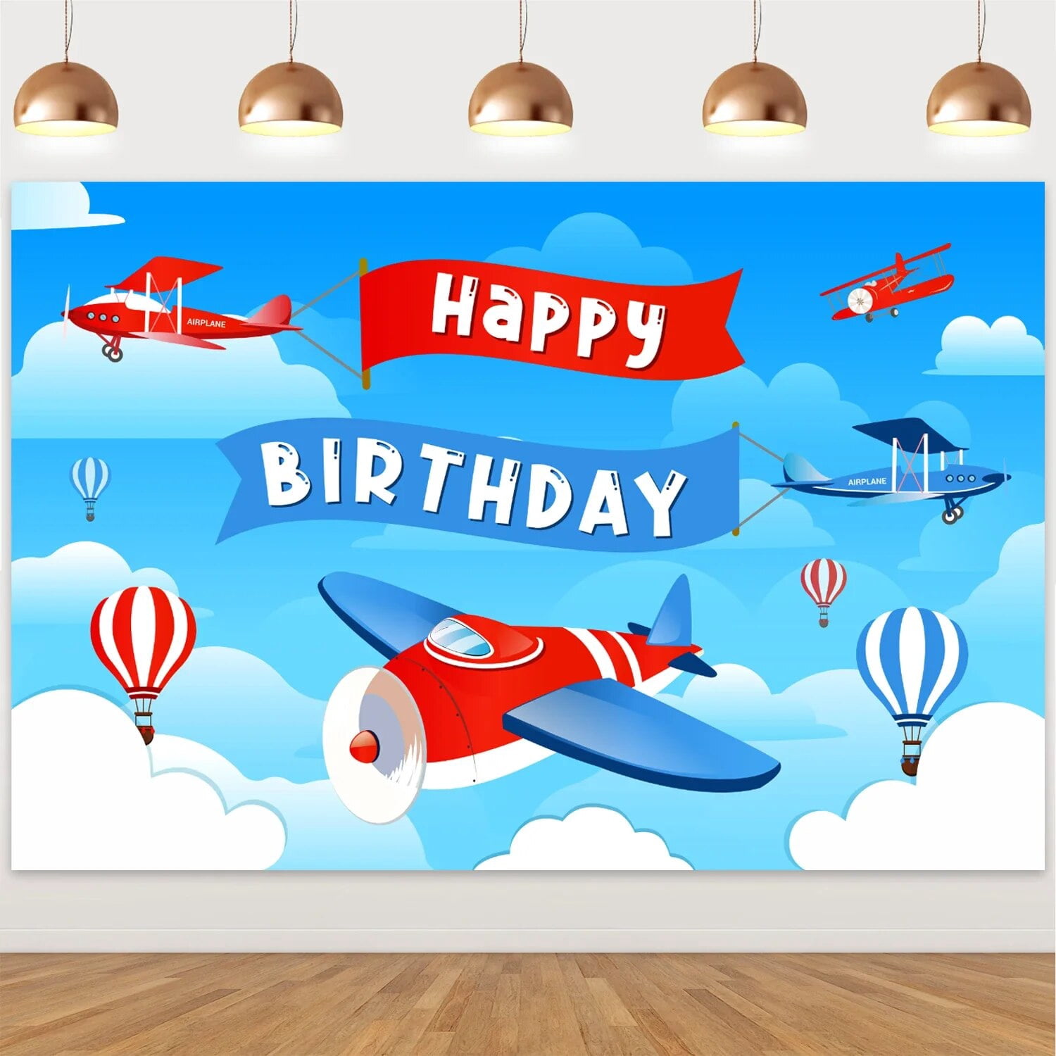 Aircraft Theme Photography Background Party Photo Shoot Backdrop for ...