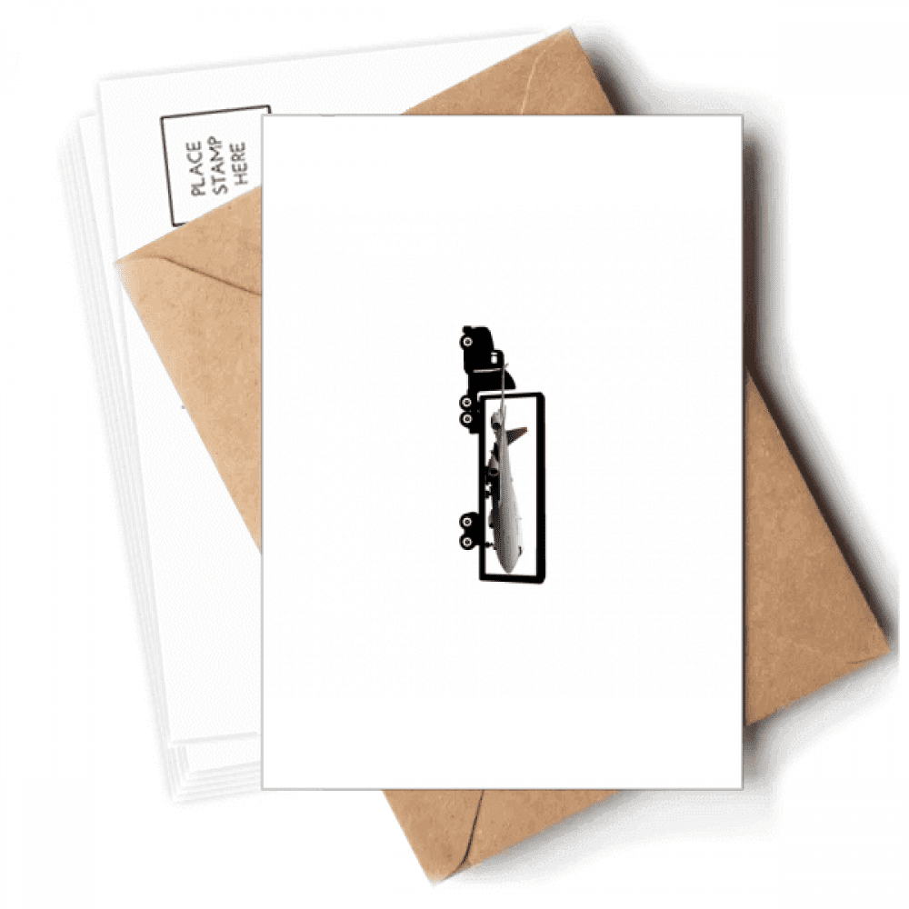 Aircraft Truck Loading Transportation Postcards Envelopes Blank Note ...
