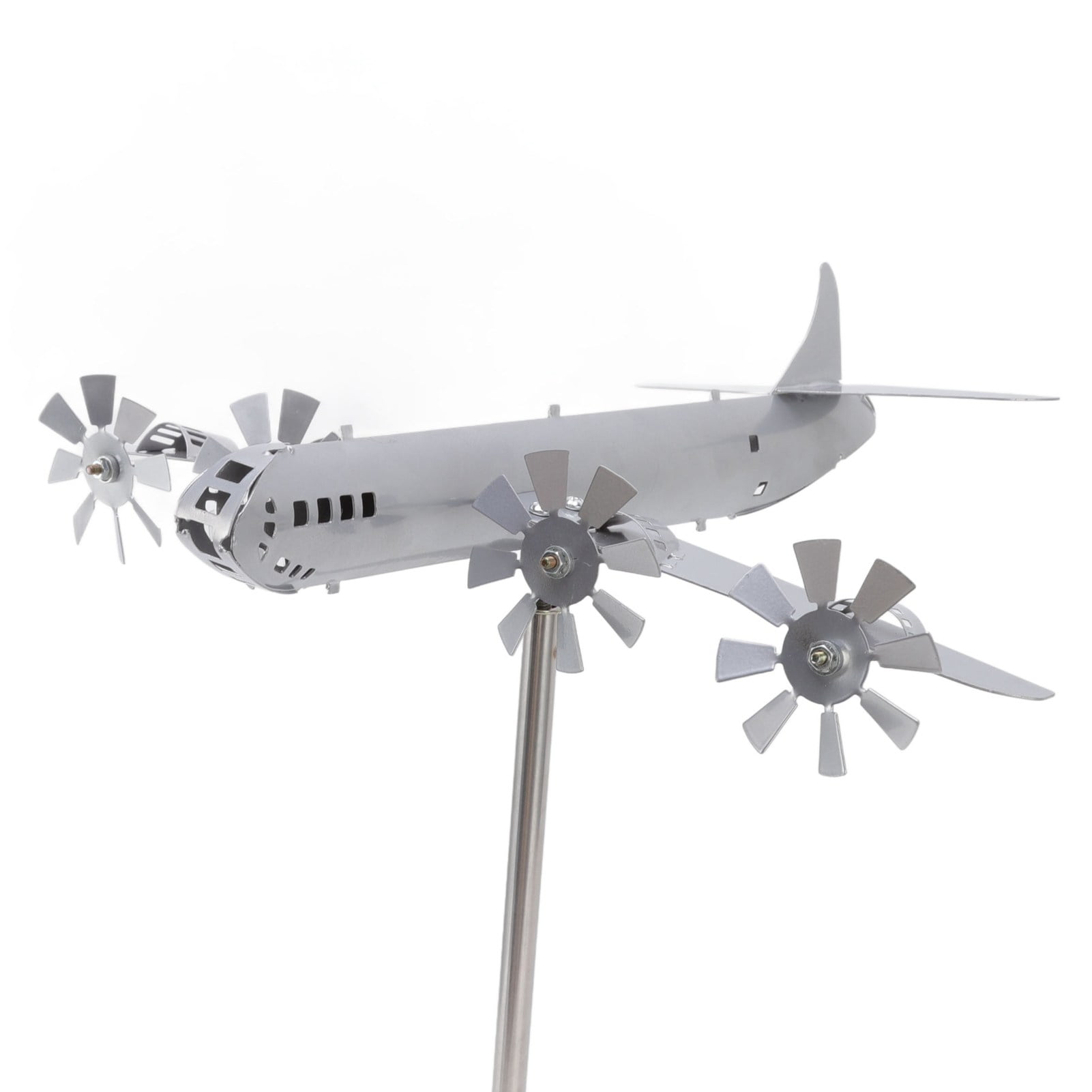 Aircraft Wind Sculpture Wind Powered Rotate Airplane Windmill Garden ...