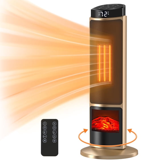 Lasko Elite Collection Full Room Ceramic Tower Heater with Eco Element ...