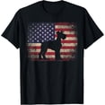 Airedale Terrier Dog - 4th of July American Flag Vintage T-Shirt ...