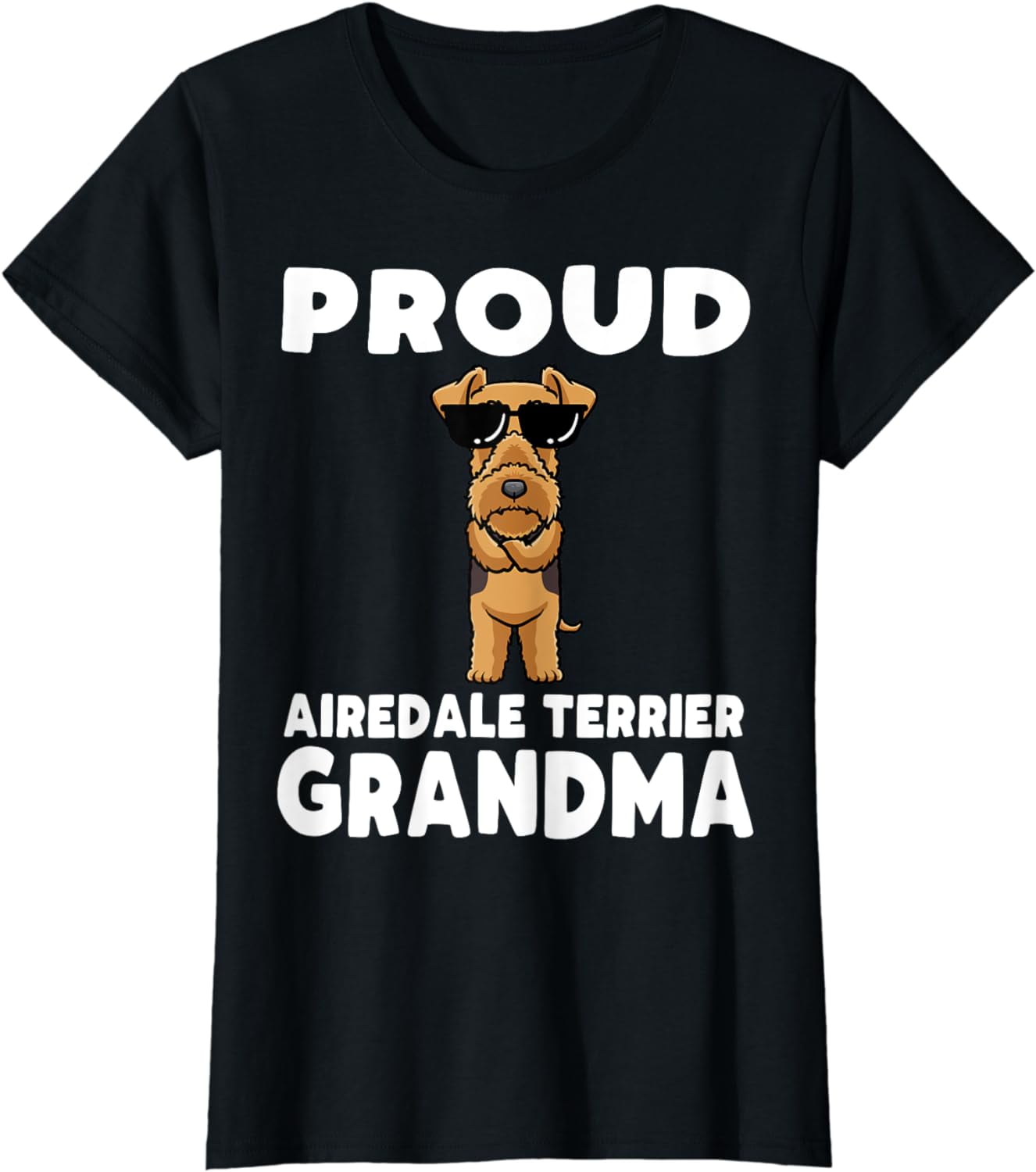 Airedale Terrier Grandma T-Shirt - Walmart.com