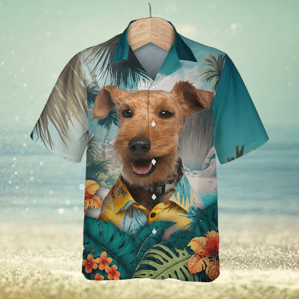 Airedale Terrier Yorkshire S Pride In 3D Hawaiian Tropical Shirt ...