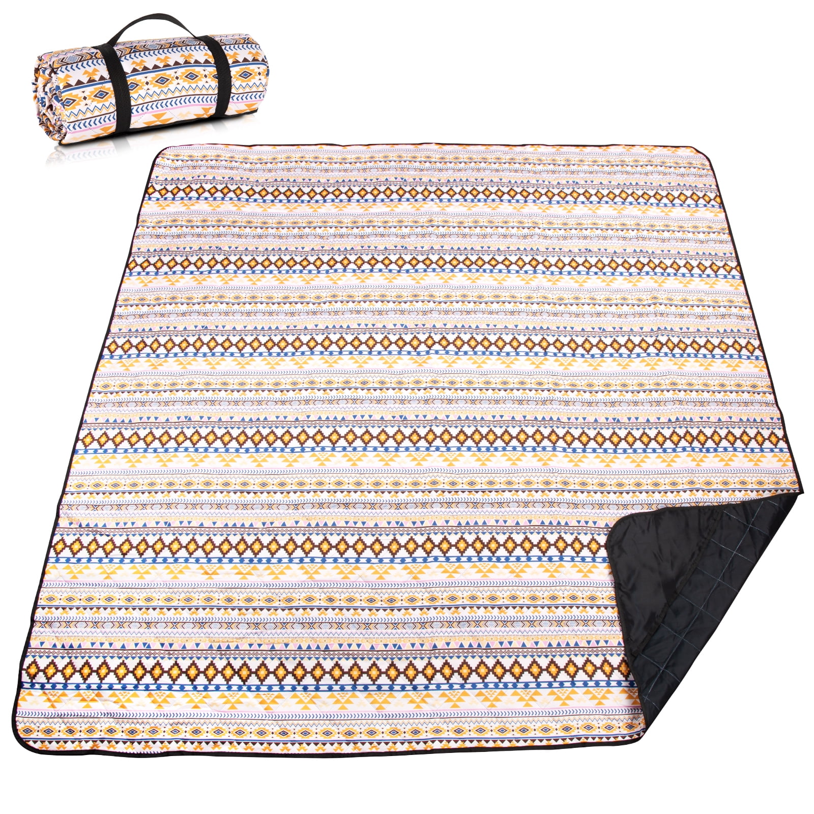 "Airensky Extra Large Picnic Blanket (79""x 83""), 3-Layer, Waterproof ...