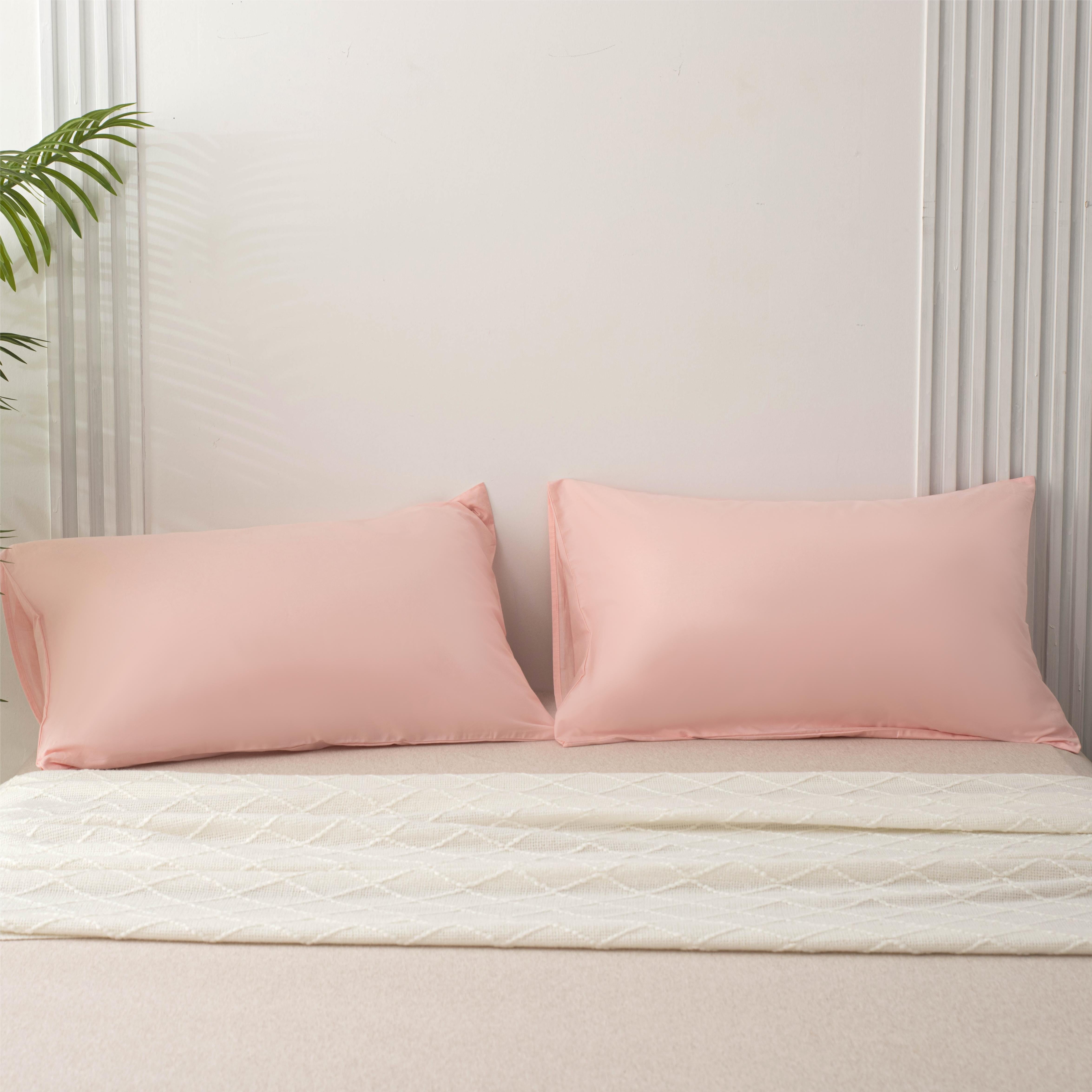 Airensky Pillow Cases King- 100% Cotton Pink Slip Pillow Cases for Hair ...