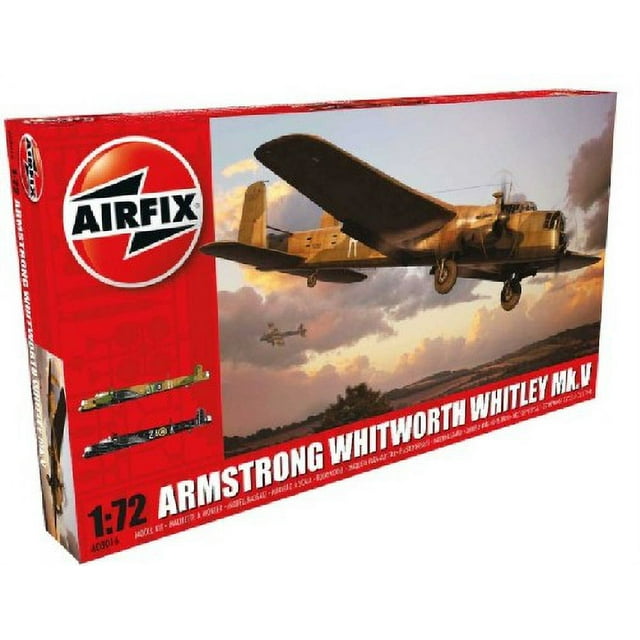 Airfix 08016 Armstrong Whitworth Whitley Mk V 1/72 Scale Model Kit ...