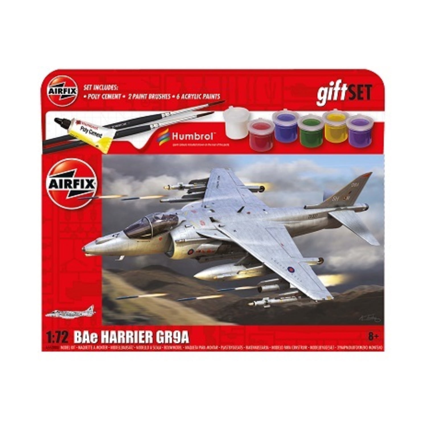 Airfix BAE Harrier GR.9A Gift Set New - Walmart.com