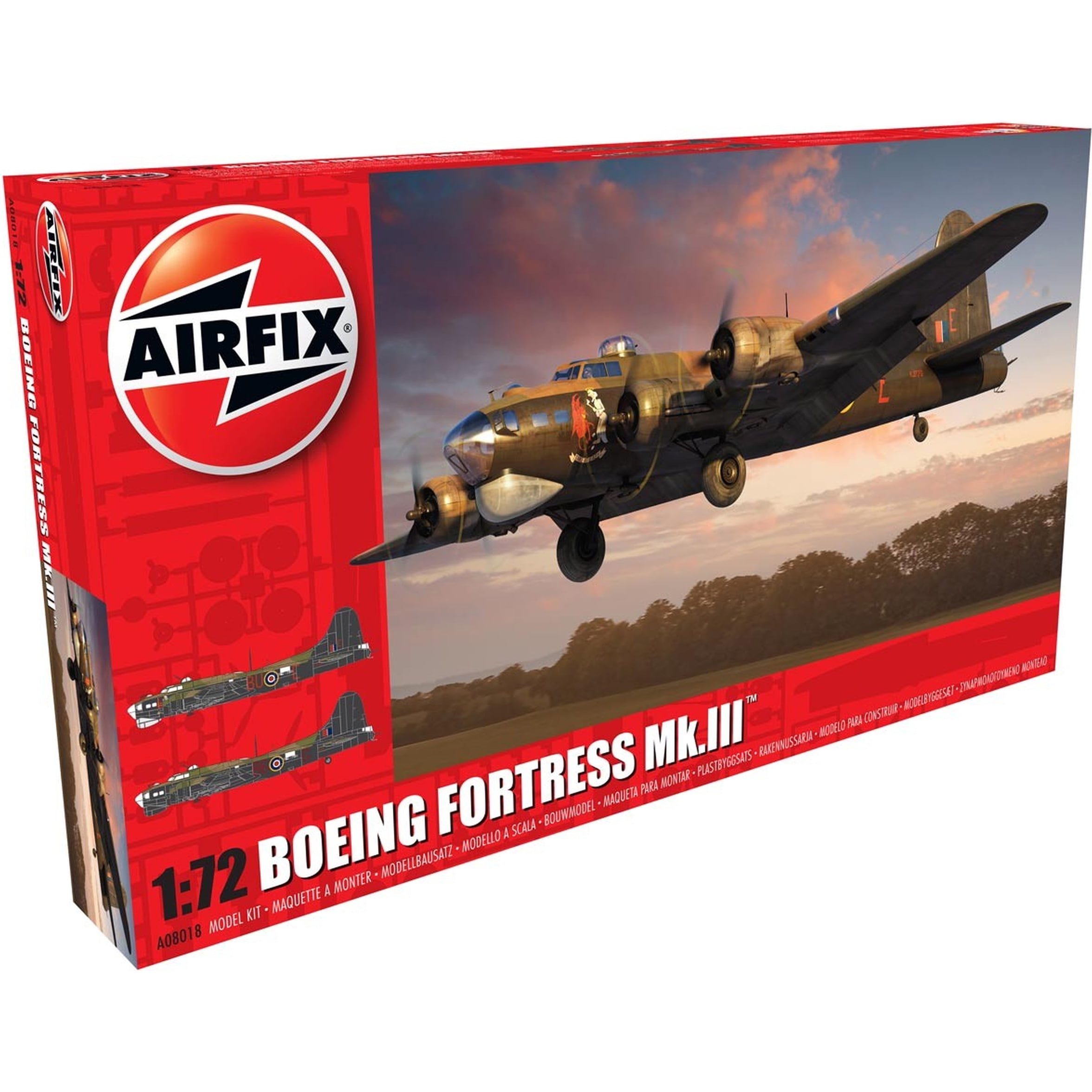 Airfix Boeing B-17 Fortress MK.III (1:72 Scale) - Walmart.com