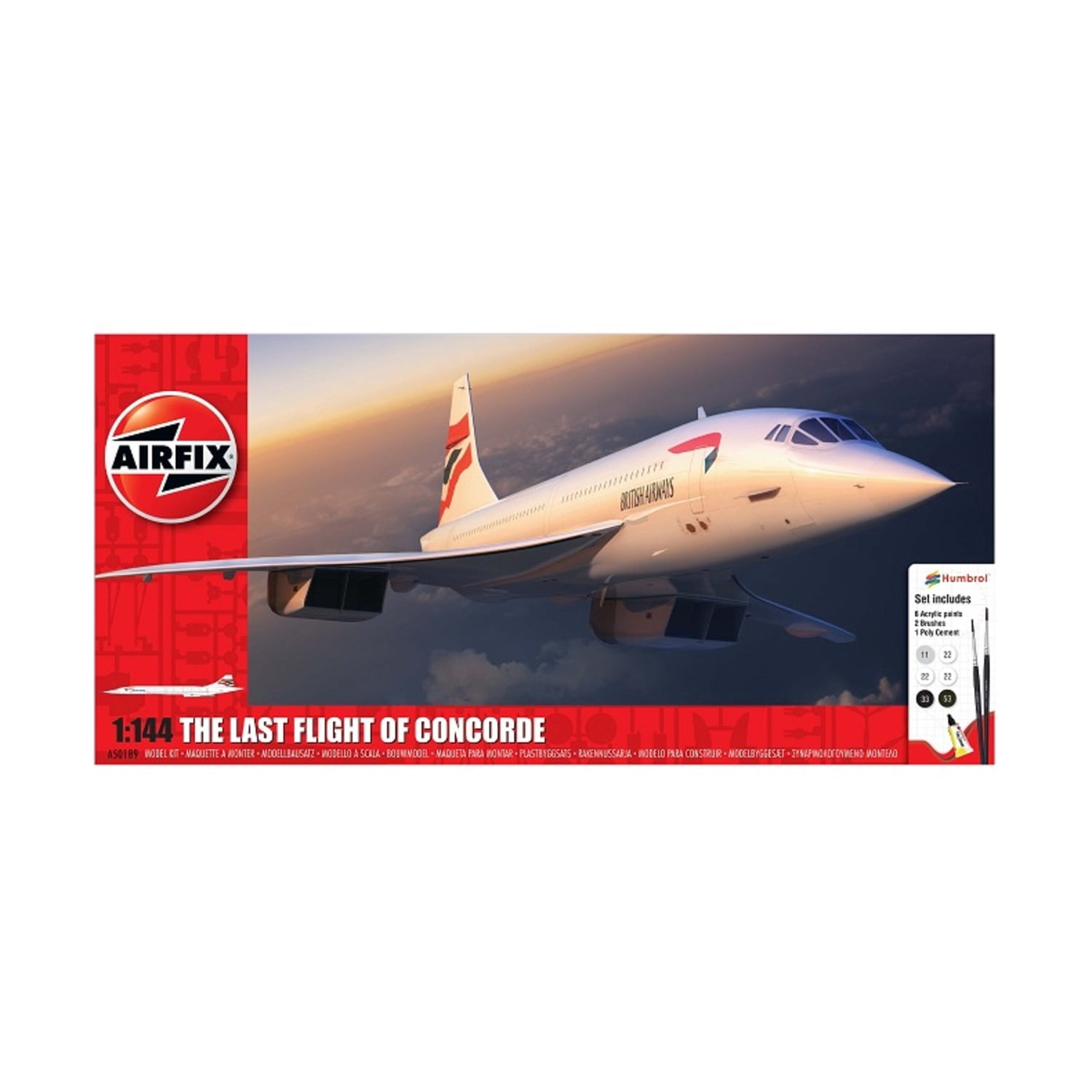 Airfix Concorde Gift Set New - Walmart.com