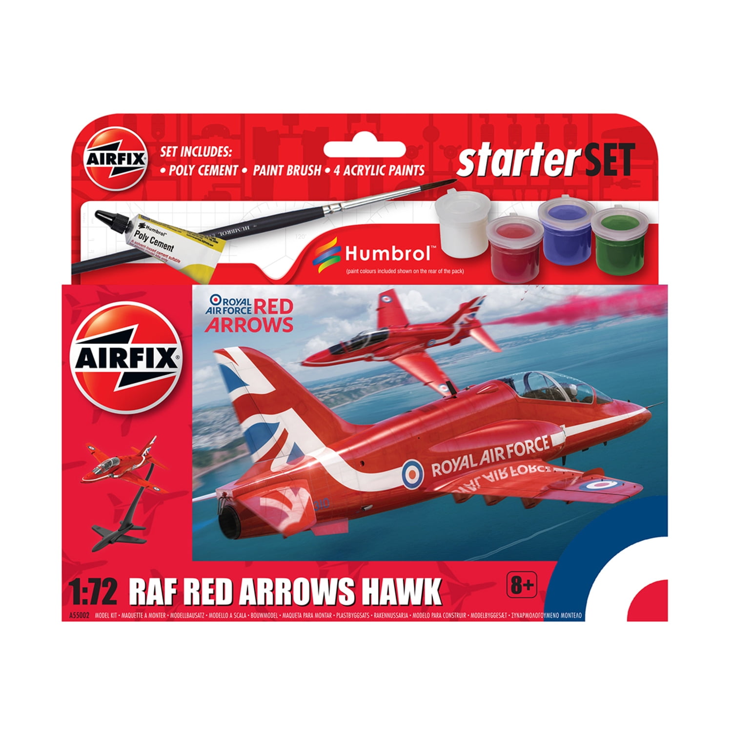 Airfix RAF Red Arrows Hawk - Small Starter Set New - Walmart.com