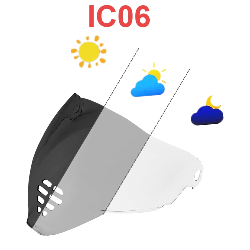 Airflite Photochromic face shield replacement for ICON Airflite IC06 ...