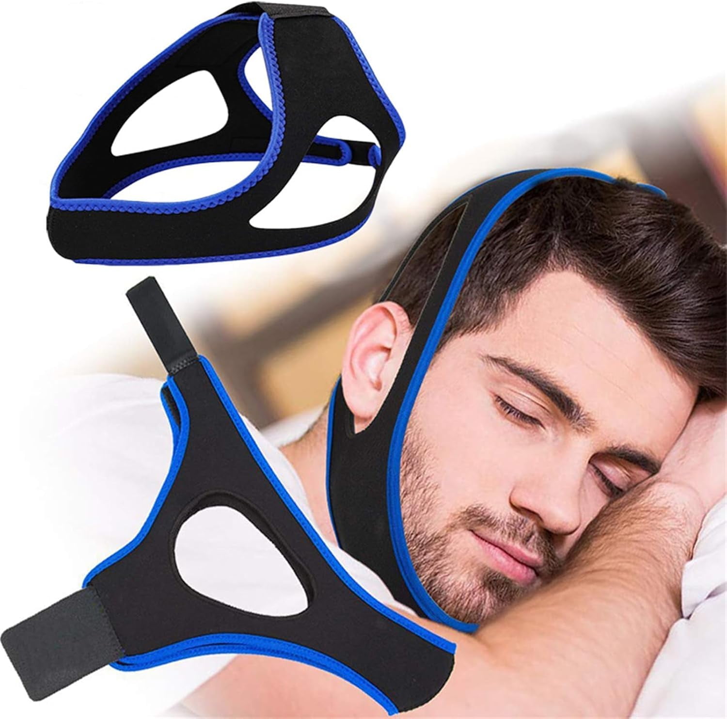 Airflow Jaw Strap,2024 New Snore Stopper,Chin Strap for Snoring ...