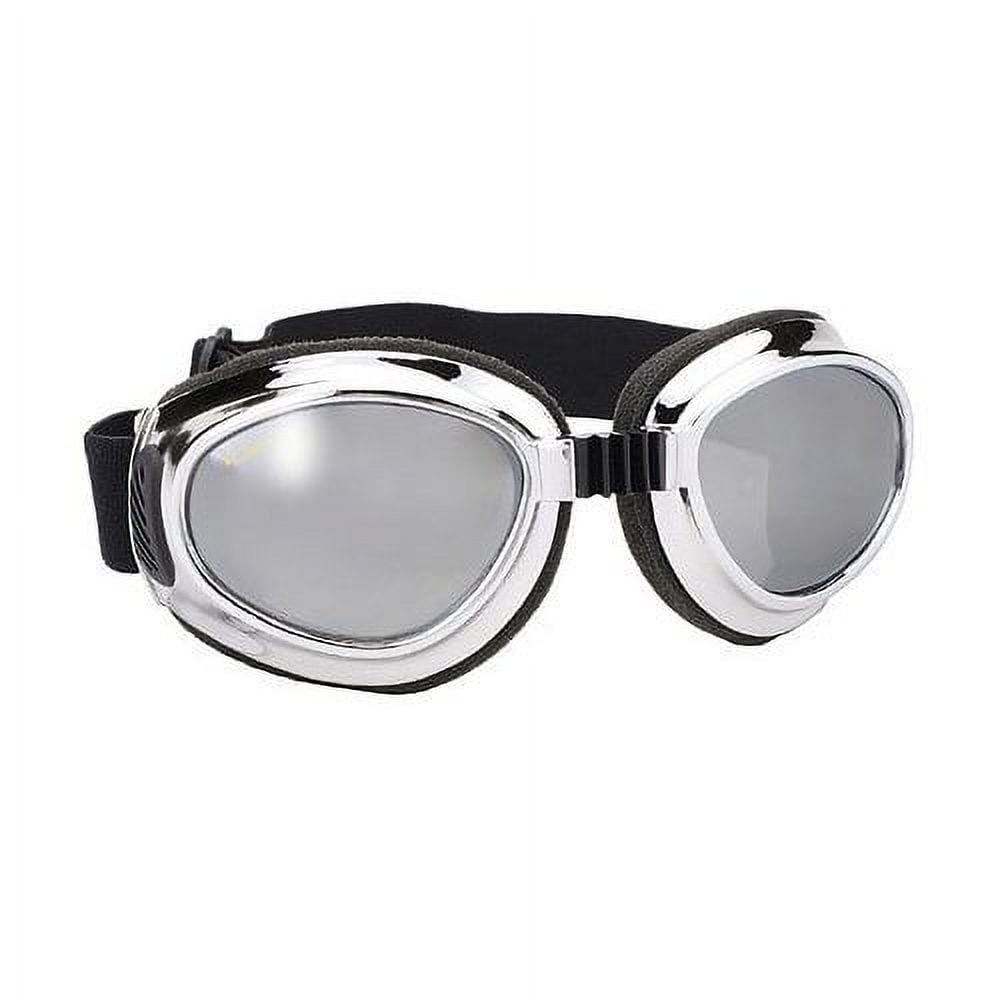 Airfoil Chrome Goggles with Silver Mirror Lens UV 400 Protection ...
