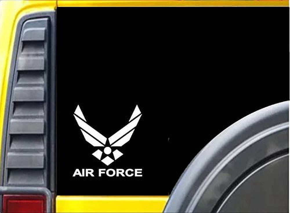 Airforce 6" sticker *J682* decal air force pilot jet fighter parachute ...