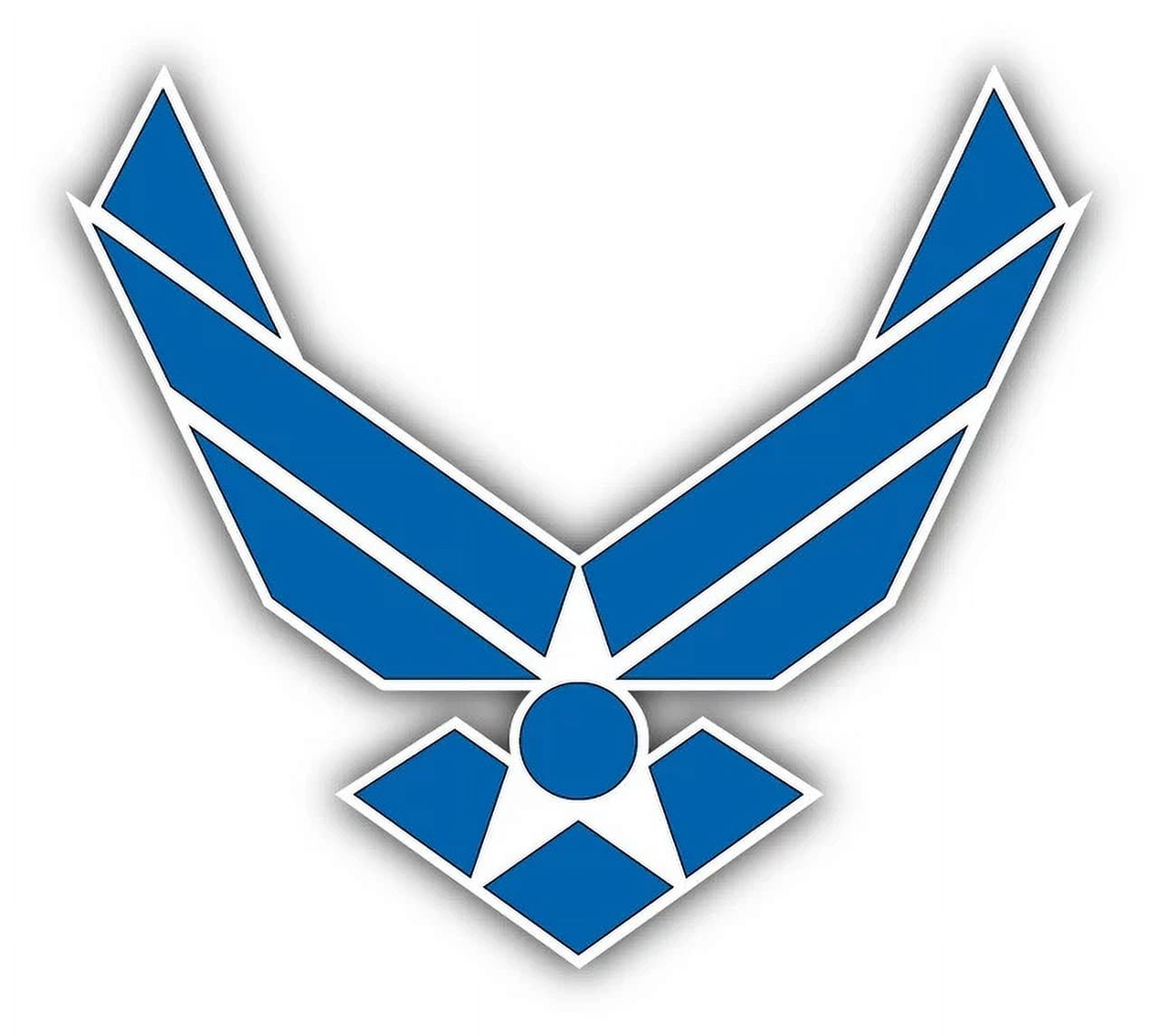 Airforce Emb Sticker Phone Decal Water Bottle Stickers Car Decals ...