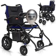 Vive Lightweight Electric Wheelchair for Adults, Foldable Carbon Fiber ...
