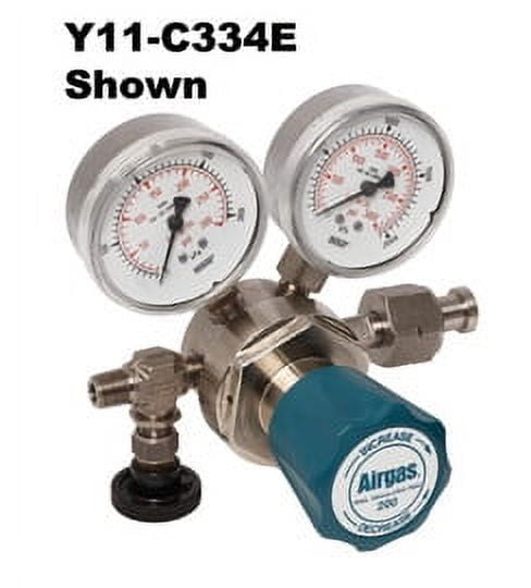 Airgas Single Stage Monel 0-50 psi Deluxe Corrosive Cylinder Regulator ...