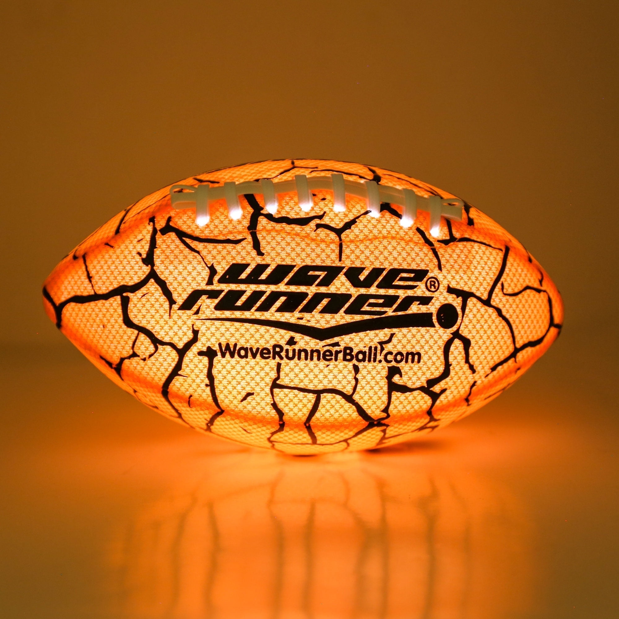 Wave Runner Glow in The Dark Junior Size Waterproof LED Football for ...