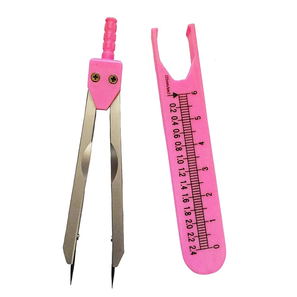 Airgoesin EKG ECG Calipers Nursing or Doctor Caliper Divider for Pink ...