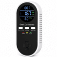Airguard 4-in-1 Gas Detector pro, with Real-Time Digital Display, Plug ...