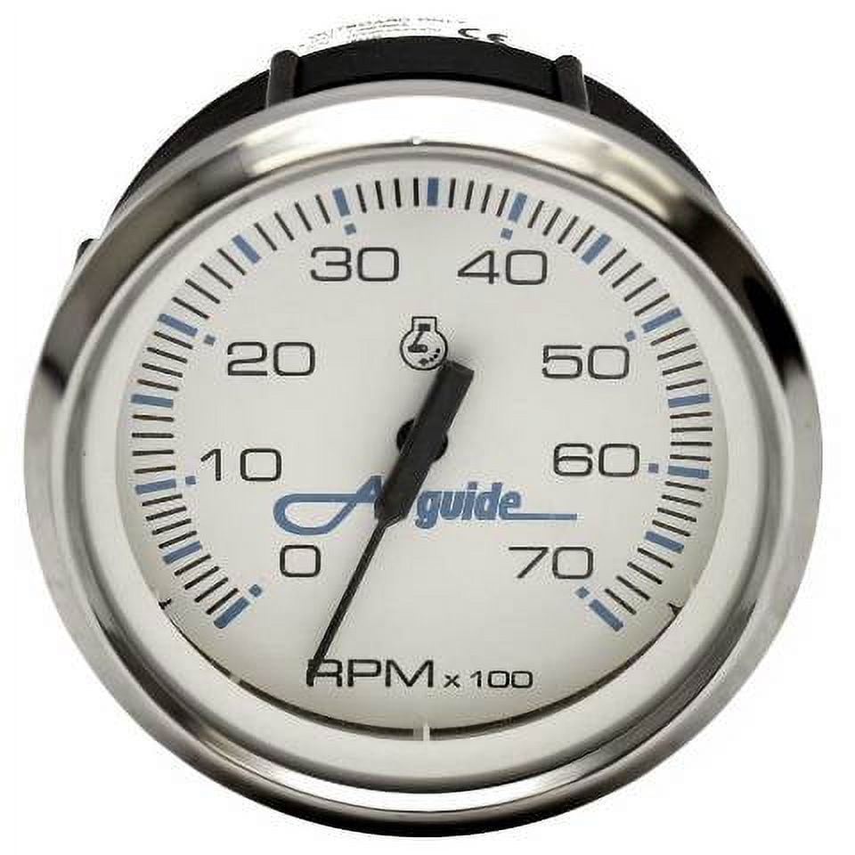 Airguide Boat Tachometer Gauge TC9086A | Faria Chesapeake White Series ...