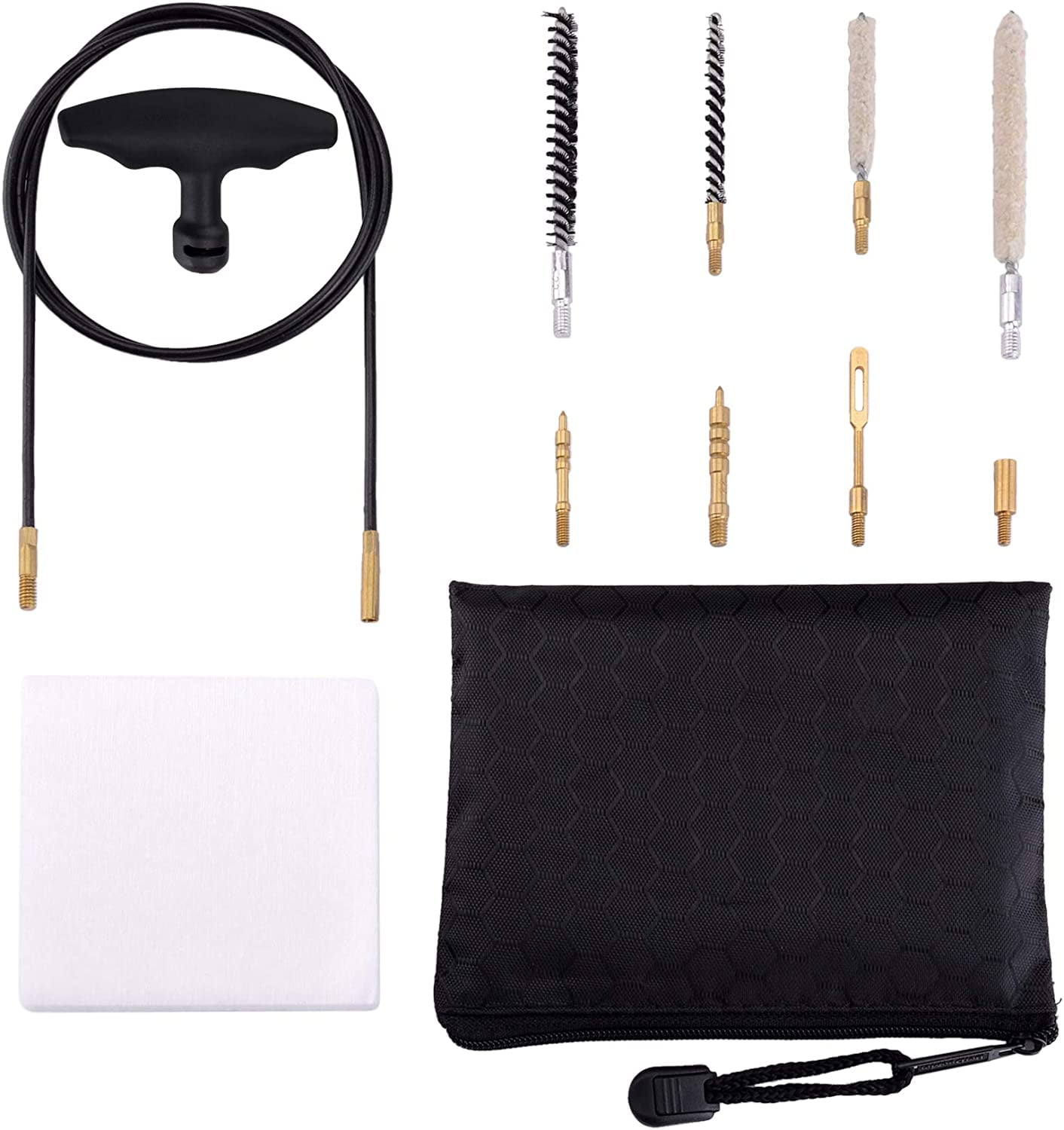 Airgun Cleaning Kit .177 Cal & .22 Cal with Cotton Mop Nylon Brushes ...