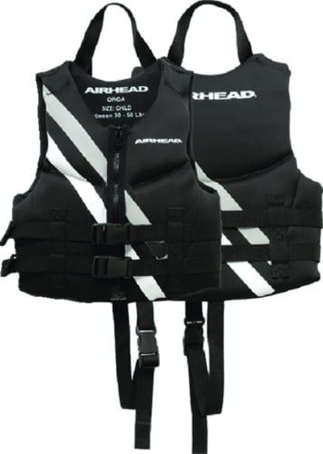 Airhead 10075-02-B-BK Orca NeoLite Child Life Jacket - Black/White ...
