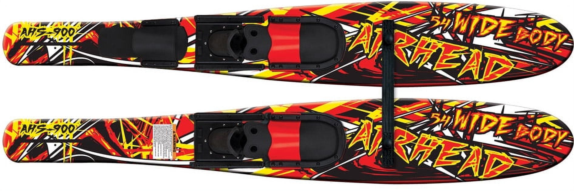 Airhead 54" Wide Body Combo Water Skis, Pair, Adjustable Bindings ...