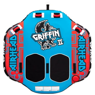 AIRHEAD AHVI-F2 Viper 2 Double Rider Cockpit Inflatable Towable Lake ...