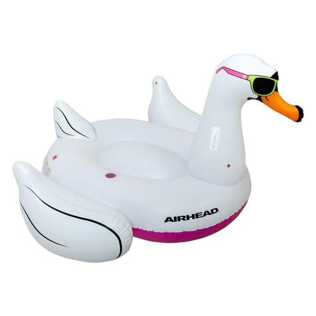 Airhead AHPF3018 82 x 73 in. Cool Swan Pool Float, White - Walmart.com